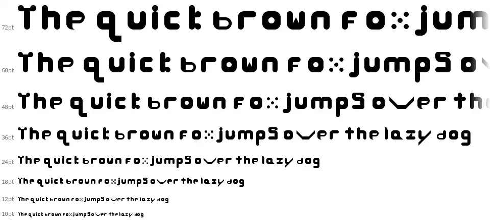 Roundy font by zachwesjosh | FontRiver
