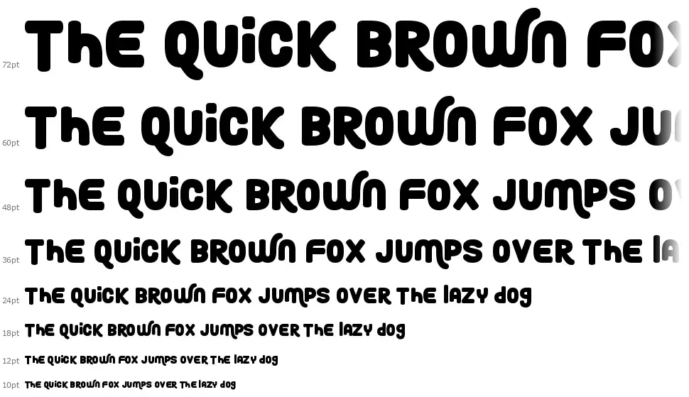 Roundy Rainbows font by Darrell Flood | FontRiver
