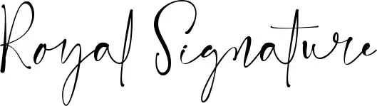 Royal Signature font by Yoga Letter | FontRiver