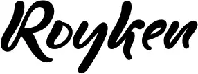 Royken font by Nuryanto Dwi | FontRiver