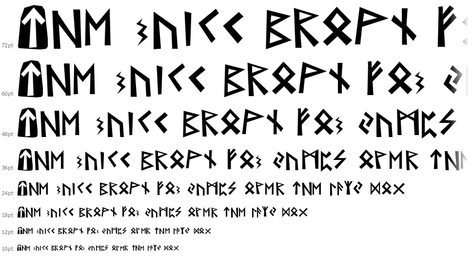 Runes font by Mathieu Klomp | FontRiver