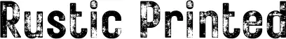Rustic Printed font by Edignwn Type | FontRiver