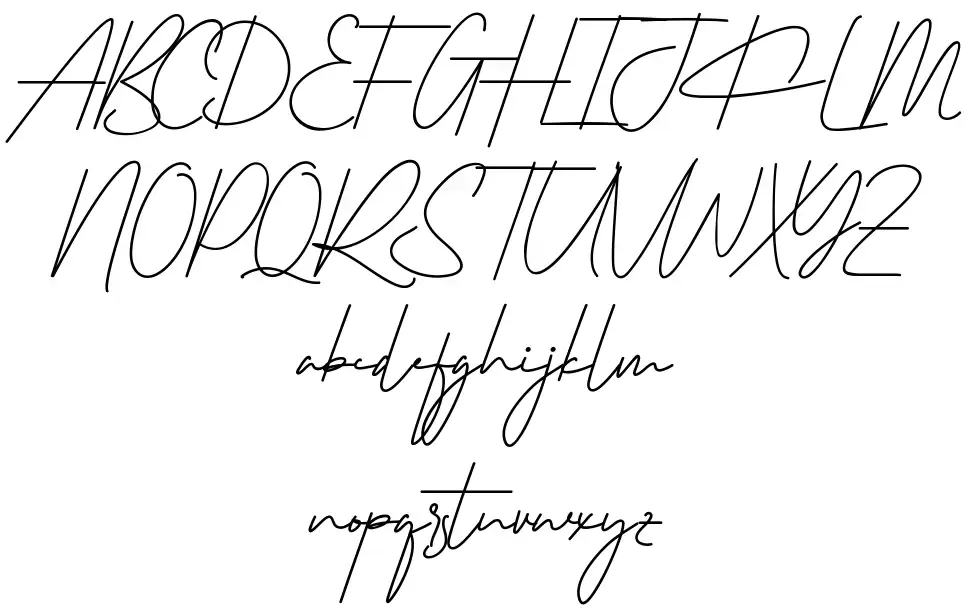 Rutinitas font by Calligraphy Fonts | FontRiver