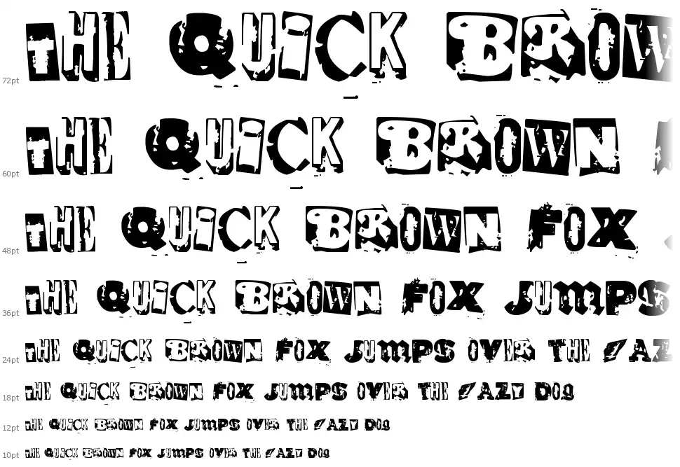 RvD Glued font by Rich.vom.Dorf. | FontRiver