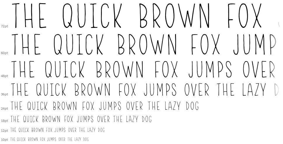 RWA Frontliner font by Rachel White | FontRiver