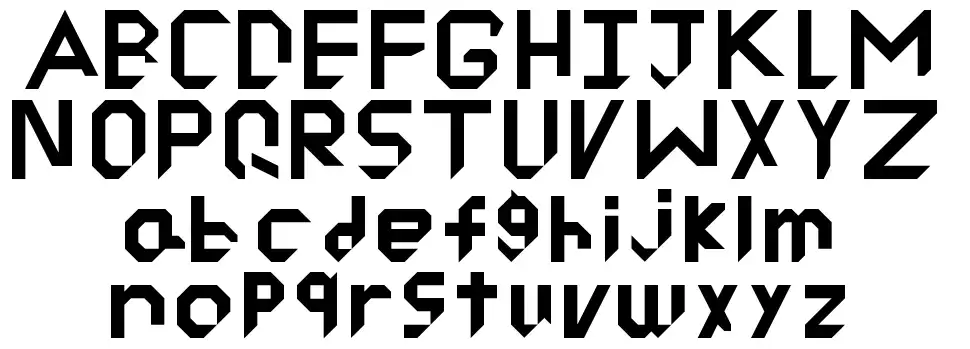 Ryu Cutted font by KwangMin Ryu | FontRiver