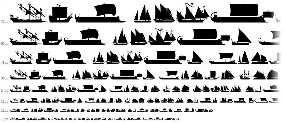 Sailing Ships font by Ric Stephens | FontRiver