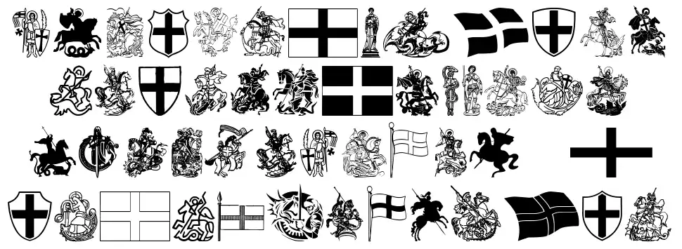 Saint George Font By Woodcutter Fontriver