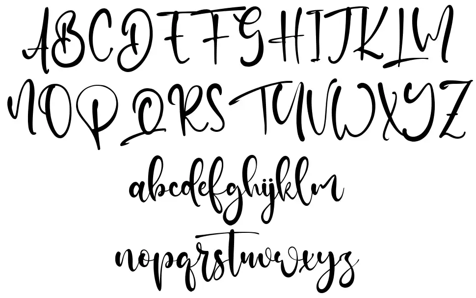 Sally Nelson Font By Kong Font Fontriver