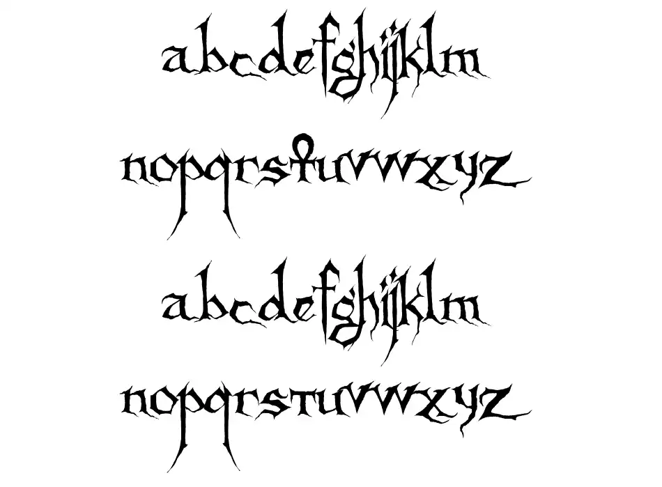 Sanctuary font by Sinister Visions | FontRiver