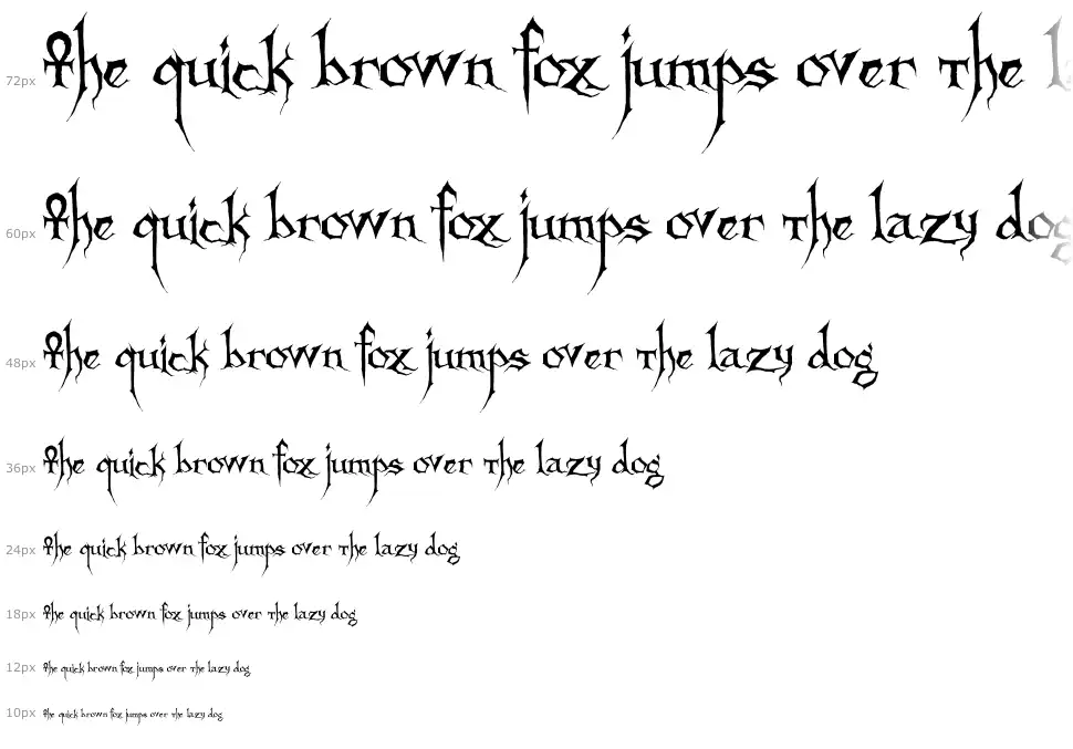 Sanctuary font by Sinister Visions | FontRiver