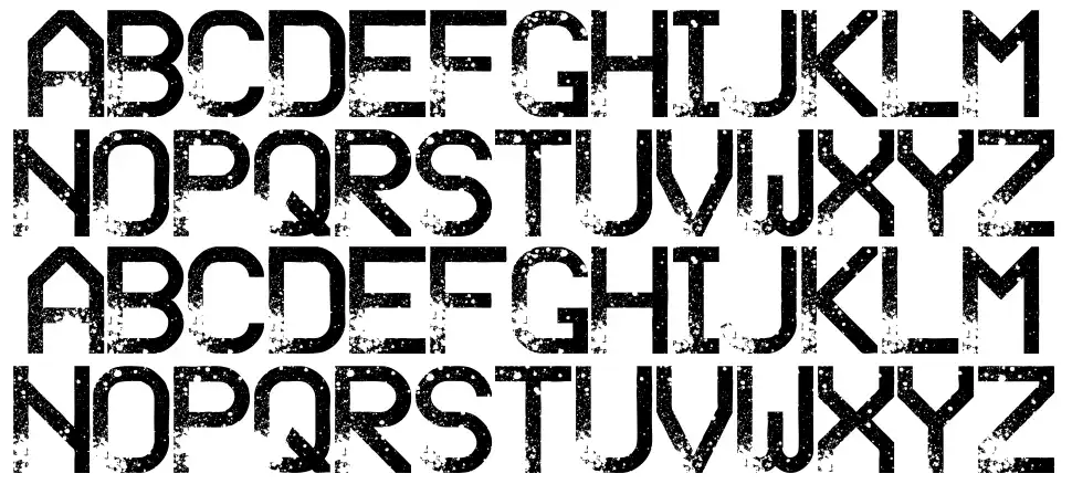 Distressed Army Font