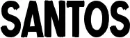 Santos font by Gassstype | FontRiver