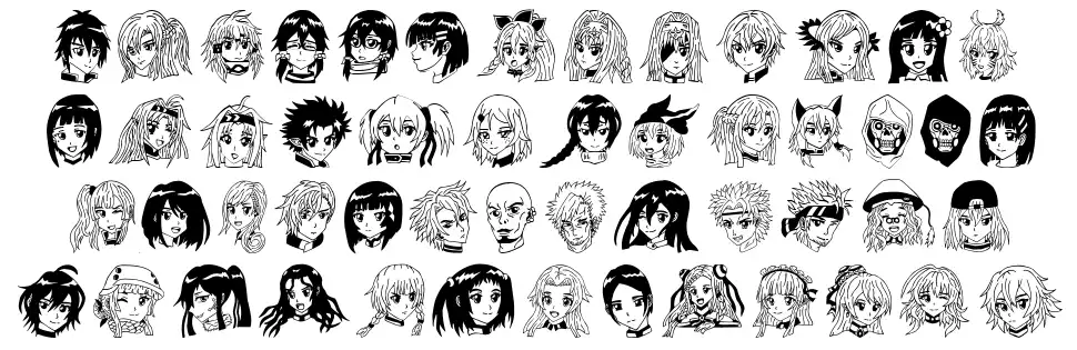 SAO Image font by Haviz Fontanime | FontRiver