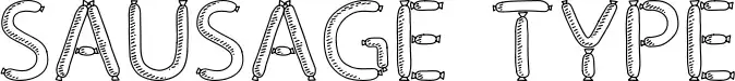 Sausage Type font by Onno | FontRiver