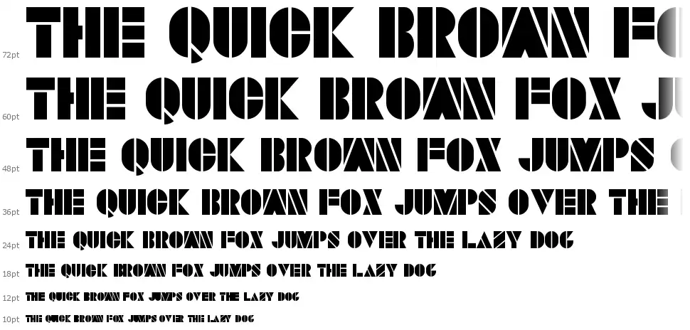 Savaro Stencil font by Studio Typo | FontRiver