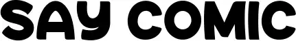 Say Comic font by Khurasan | FontRiver