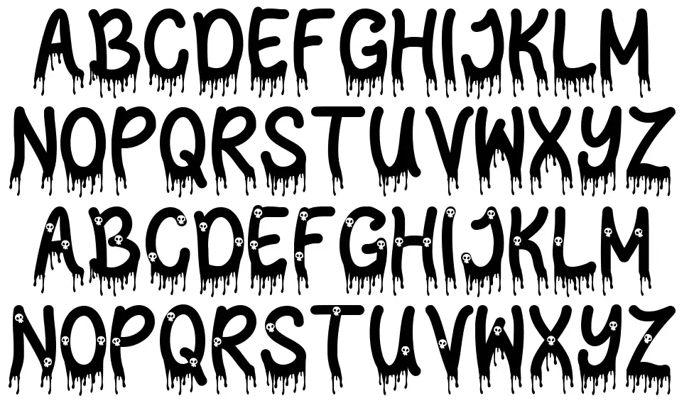 Scary Blood font by Alif Ryan Zulfikar | FontRiver