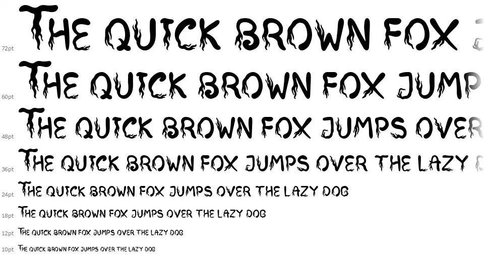 Fuente Scary Forest diseñada por Ni Luh Purnamawati