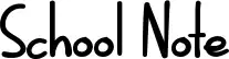 School Note font by Pinisiart | FontRiver