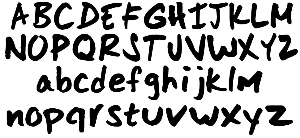 Scoder Hand font by LuigiFreak101 | FontRiver