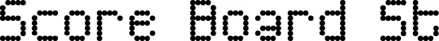 Free Scoreboard Fonts