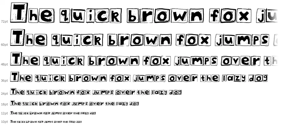 Scraper font by Tamasin Collins | FontRiver