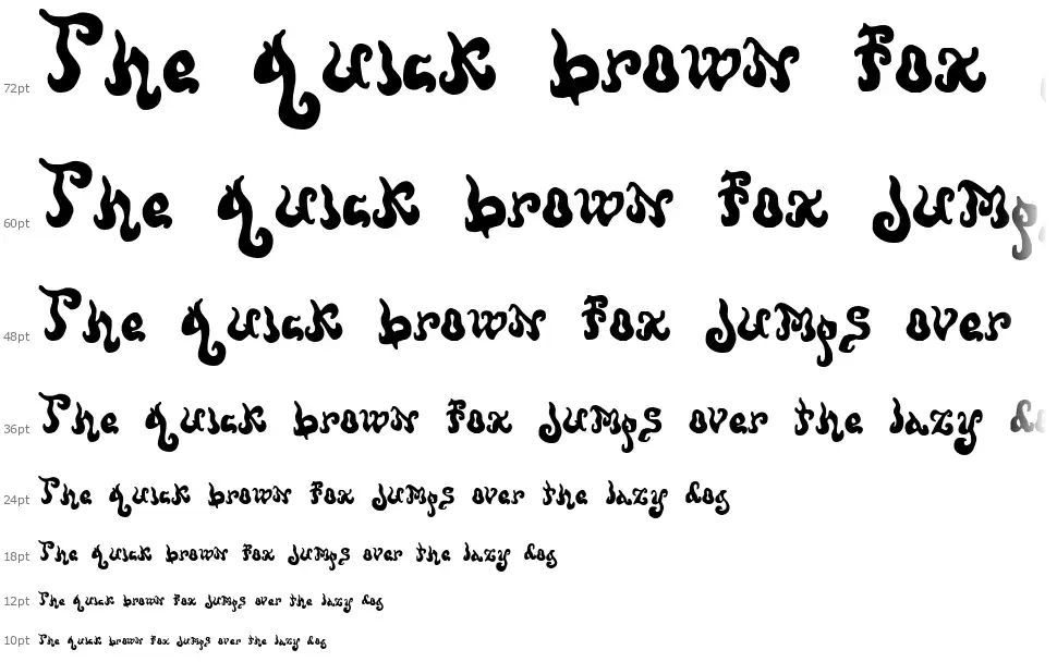 Screwy Melted Wax font by Heather Daniel | FontRiver