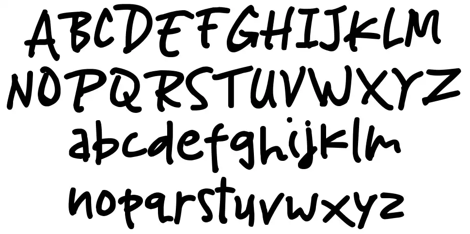 Scribble Child font by blue studio09 | FontRiver