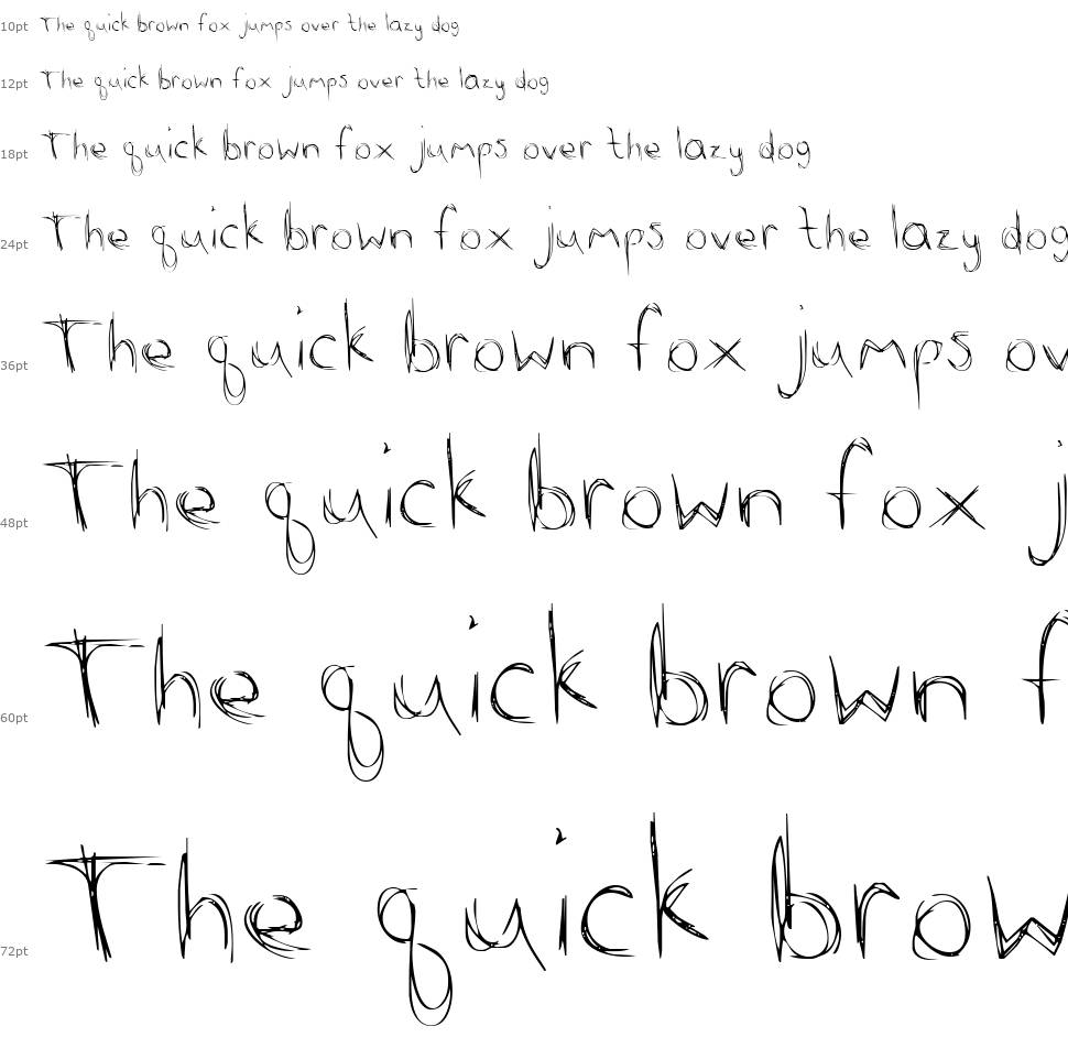 Scribble Scratch font by Jessica Kelly | FontRiver