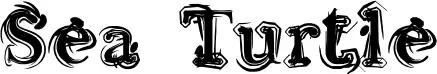 Sea Turtle Font By Bailey GDFonts FontRiver