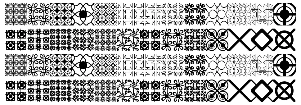 Seamless Patterns font by EvasUniqueFonts | FontRiver