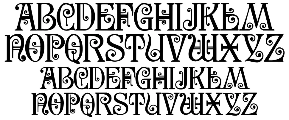 Darmowe Secesja PL Czcionkę