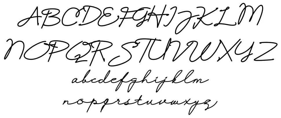 Selfiana font by Ignatius Sutono | FontRiver