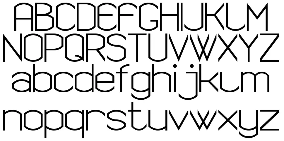 Scarica il Carattere Semi Rounded Sans Serif 7 disegnato da Style-7