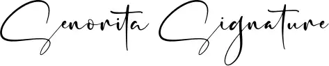 Senorita Signature font by Perspectype Studio | FontRiver