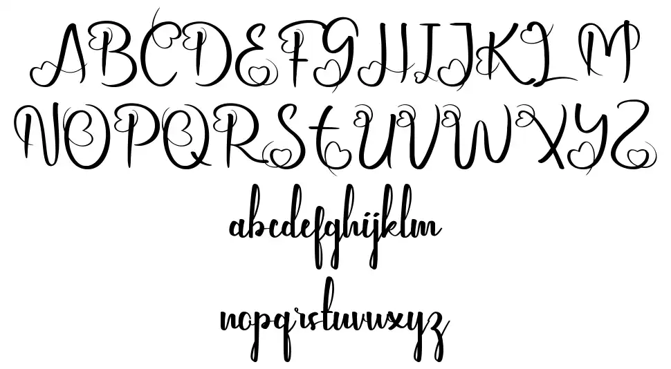 Seven Loves font by RaisProject | FontRiver