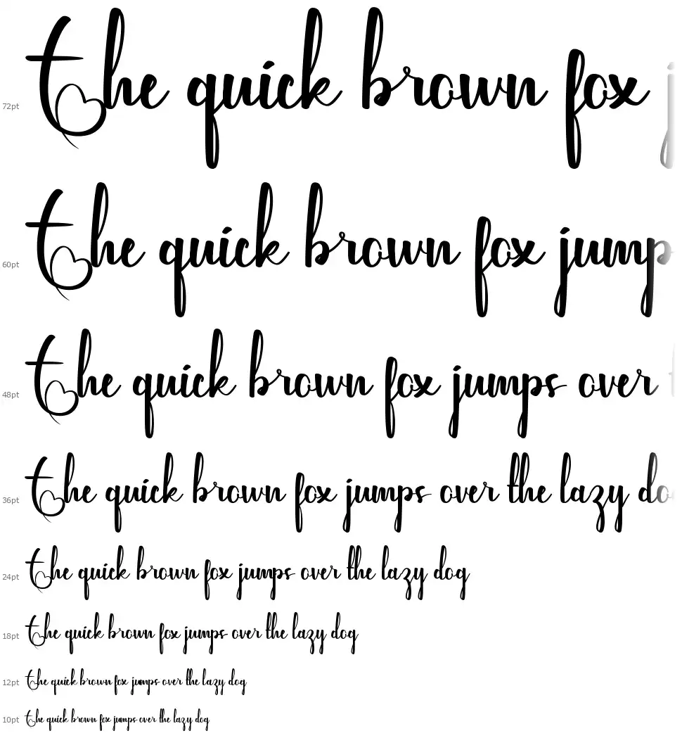 Seven Loves font by RaisProject | FontRiver