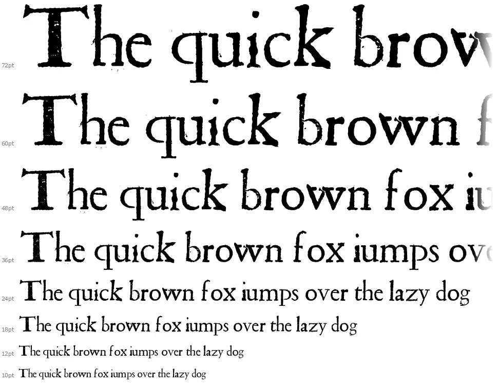 Fuente Shakespeare First Folio Font diseñada por www.davidpustansky.com