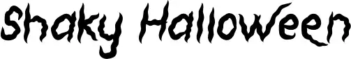Shaky Halloween font by PutraCetol Studio | FontRiver