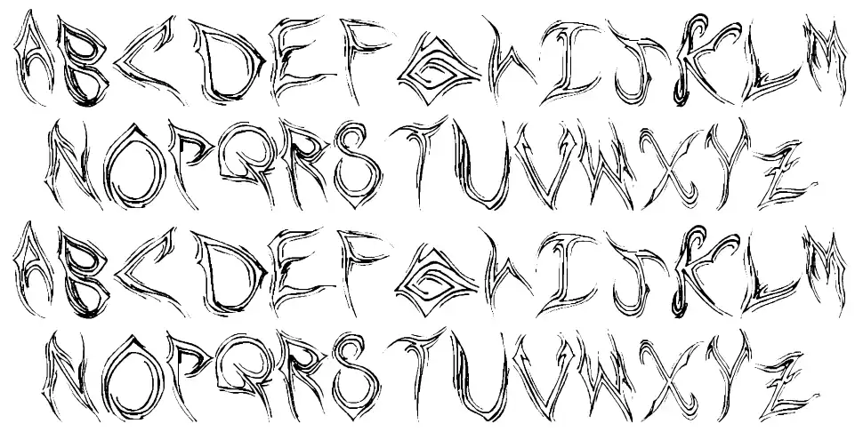 Shards font by Kevin Quach | FontRiver