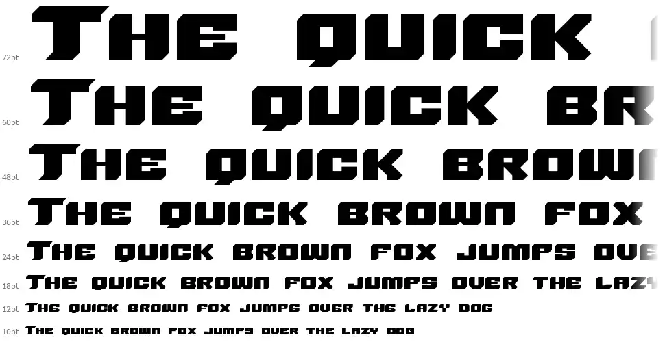 SharpCore font by Jayde Garrow | FontRiver