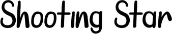 Shooting Star font by Creassion Studio | FontRiver