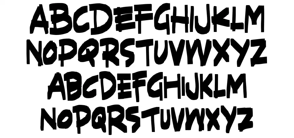 Shred font by Alexa | FontRiver