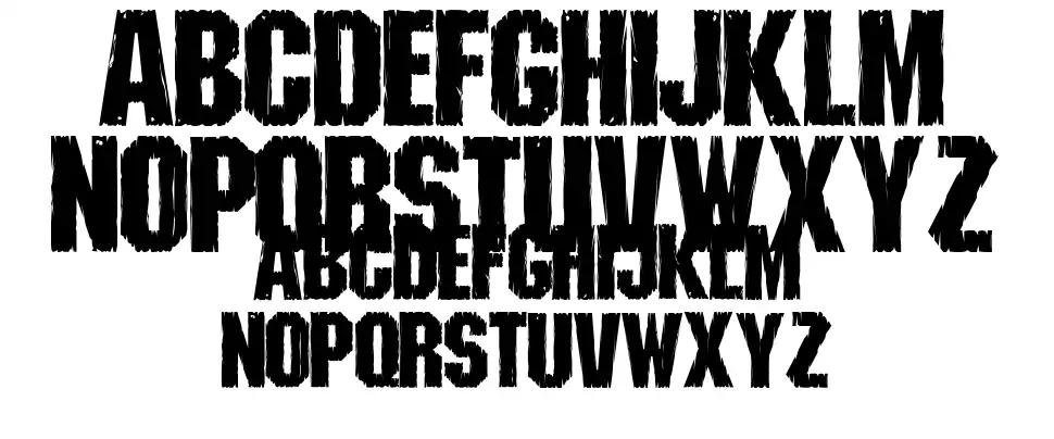 Shredded Font By TracerTong FontRiver shredded-font-by-tracertong-fontriver