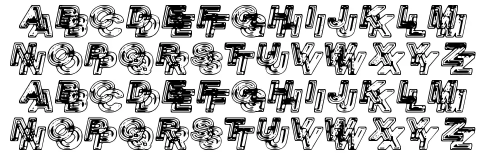 Siamese Twins font by junkohanhero | FontRiver