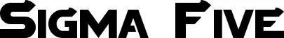 Sigma Five font by Pixel Sagas | FontRiver