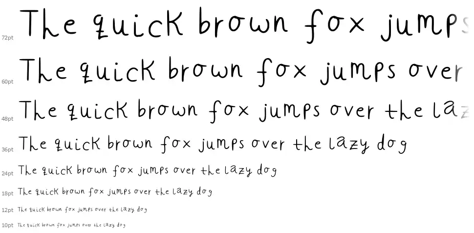 Simple Handwriting font by Emily Underworld | FontRiver