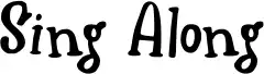Sing Along font by Hanoded | FontRiver