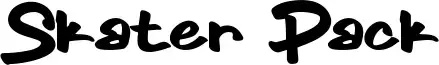 Skater Pack font by Tigadestd | FontRiver